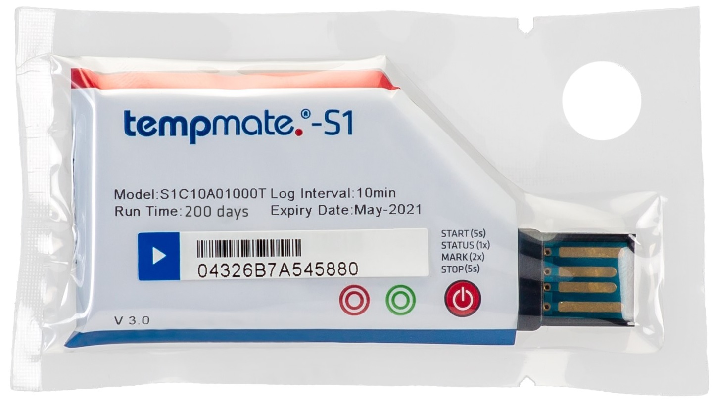 Temperaturlogger tempmate S2 - Sysmatec